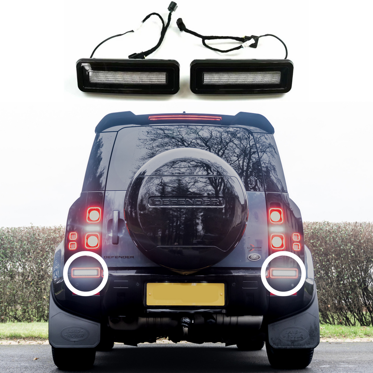 Land Rover Defender L663 90 /110 / 130 2020 Onward - Reverse Lights ...