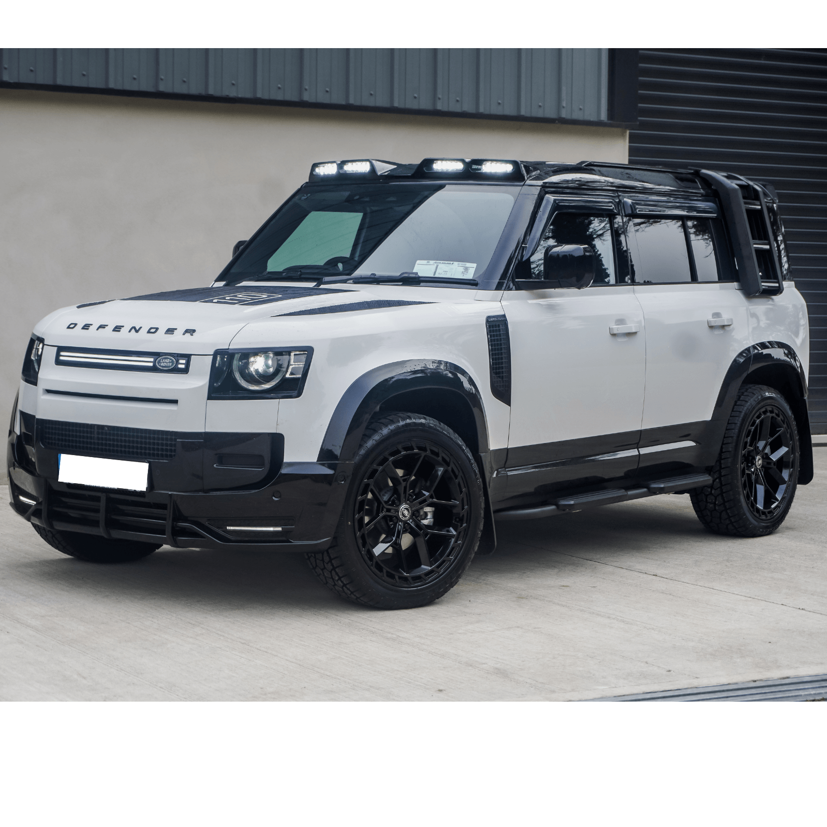 Land Rover Defender L663 2020 On LED Dynamic Front Grill - Gloss Black ...