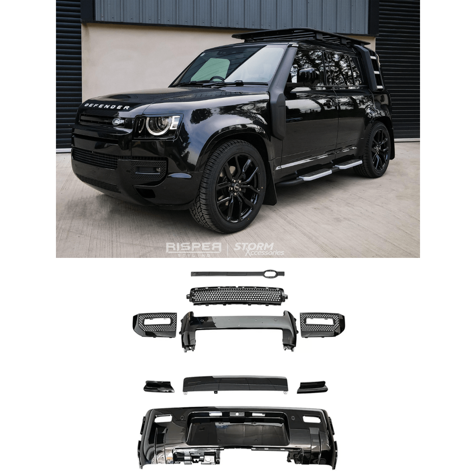 Land Rover Defender L663 110//90 2020 On - Full Exterior Front & Rear ...