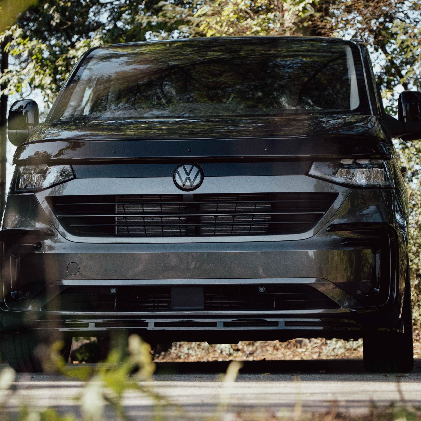 Inner Canard Loops In Gloss Black For Volkswagen Transporter T7 2025 o ...