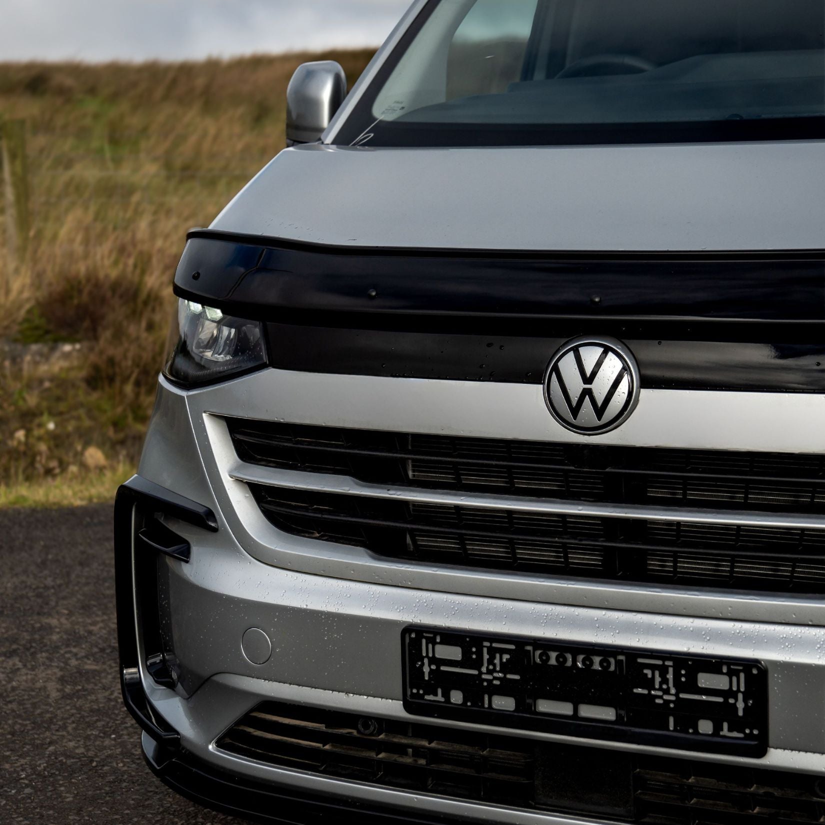Inner Canard Loops In Gloss Black For Volkswagen Transporter T7 2025 o ...