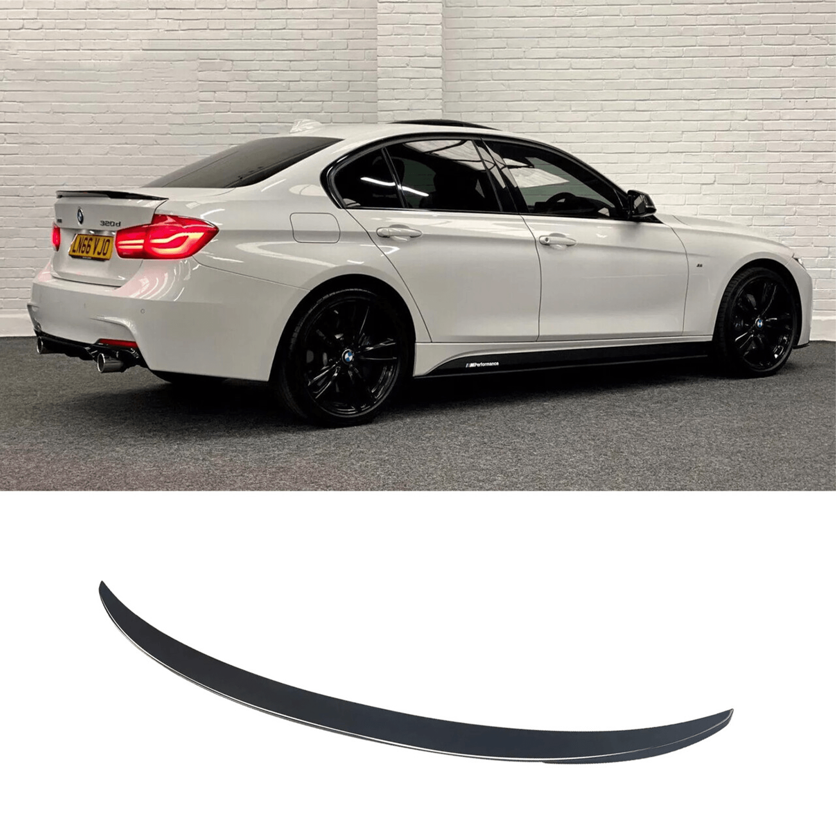Bmw 4 Series F36 2014-2020 Gran Coupe - MP Style Rear Spoiler In Gloss ...
