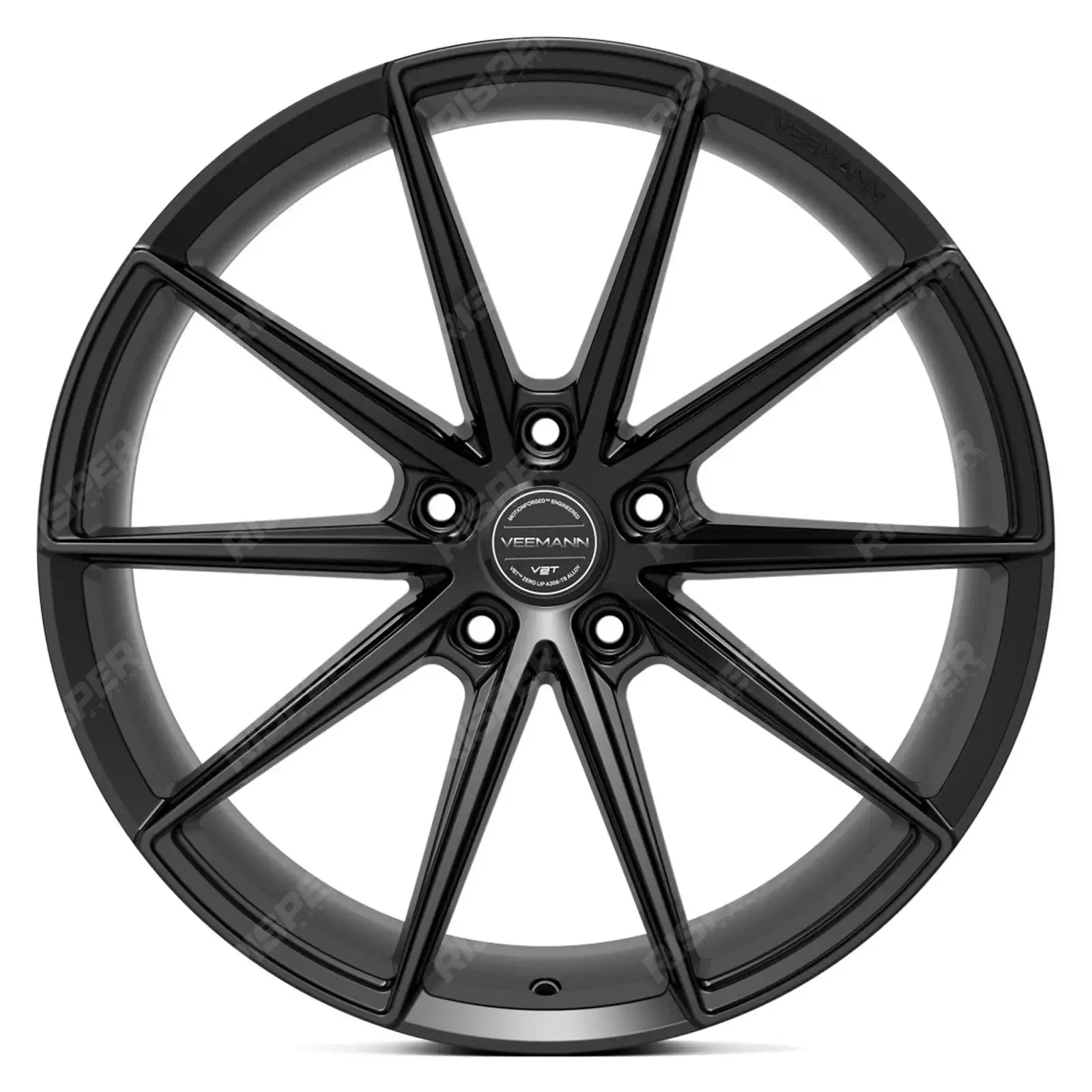 Veemann MF-Z1 19X8.5 5X112 ET42 Gloss Black Standard Concave - Qty 1 ...