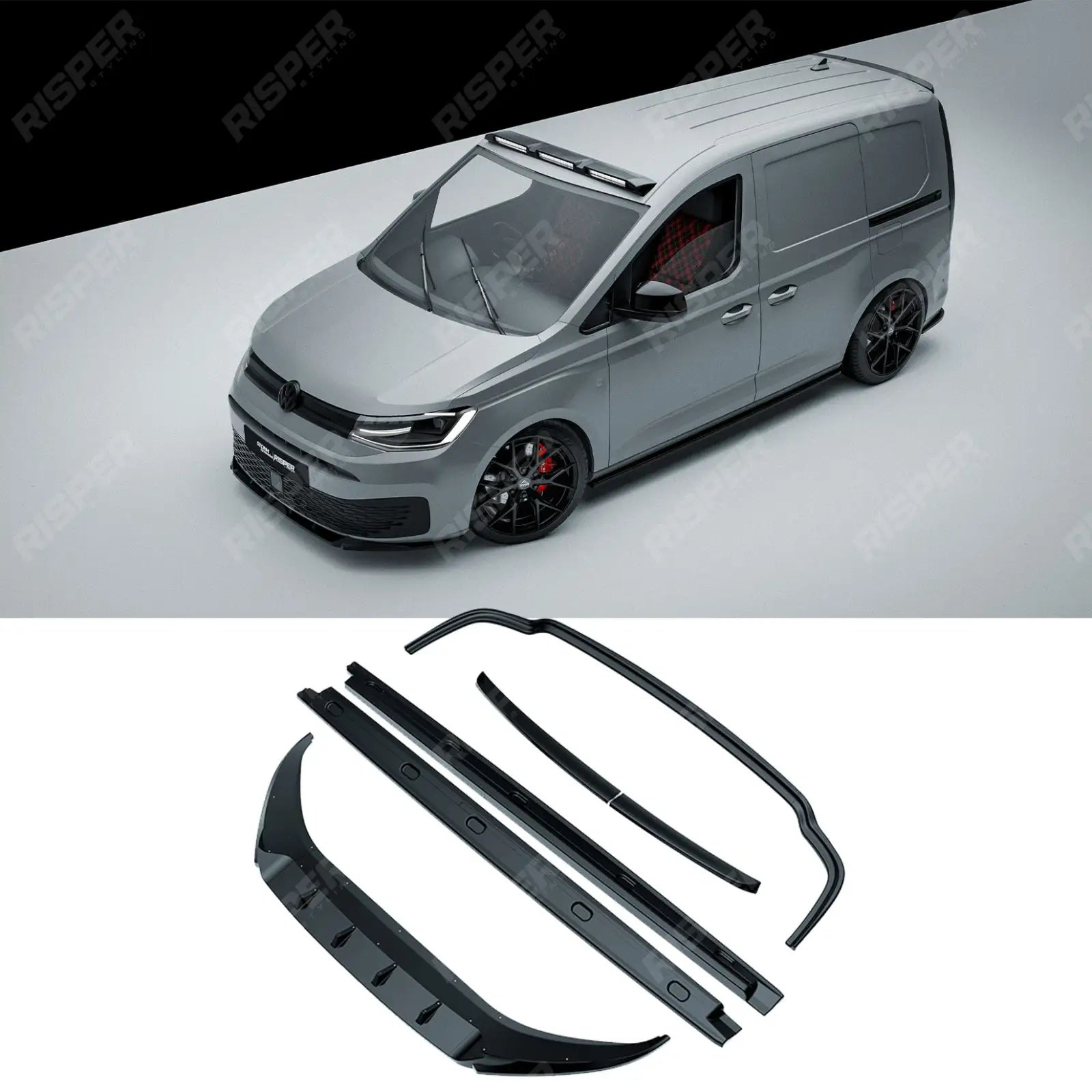 Volkswagen Caddy MK5 2021+ Body Kit In Gloss Black – RisperStyling