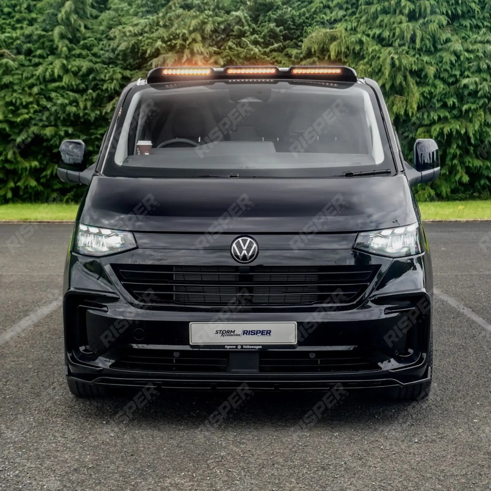Volkswagen Transporter T7 2025 on Luminex Roof Light Pod With Amber St – RisperStyling