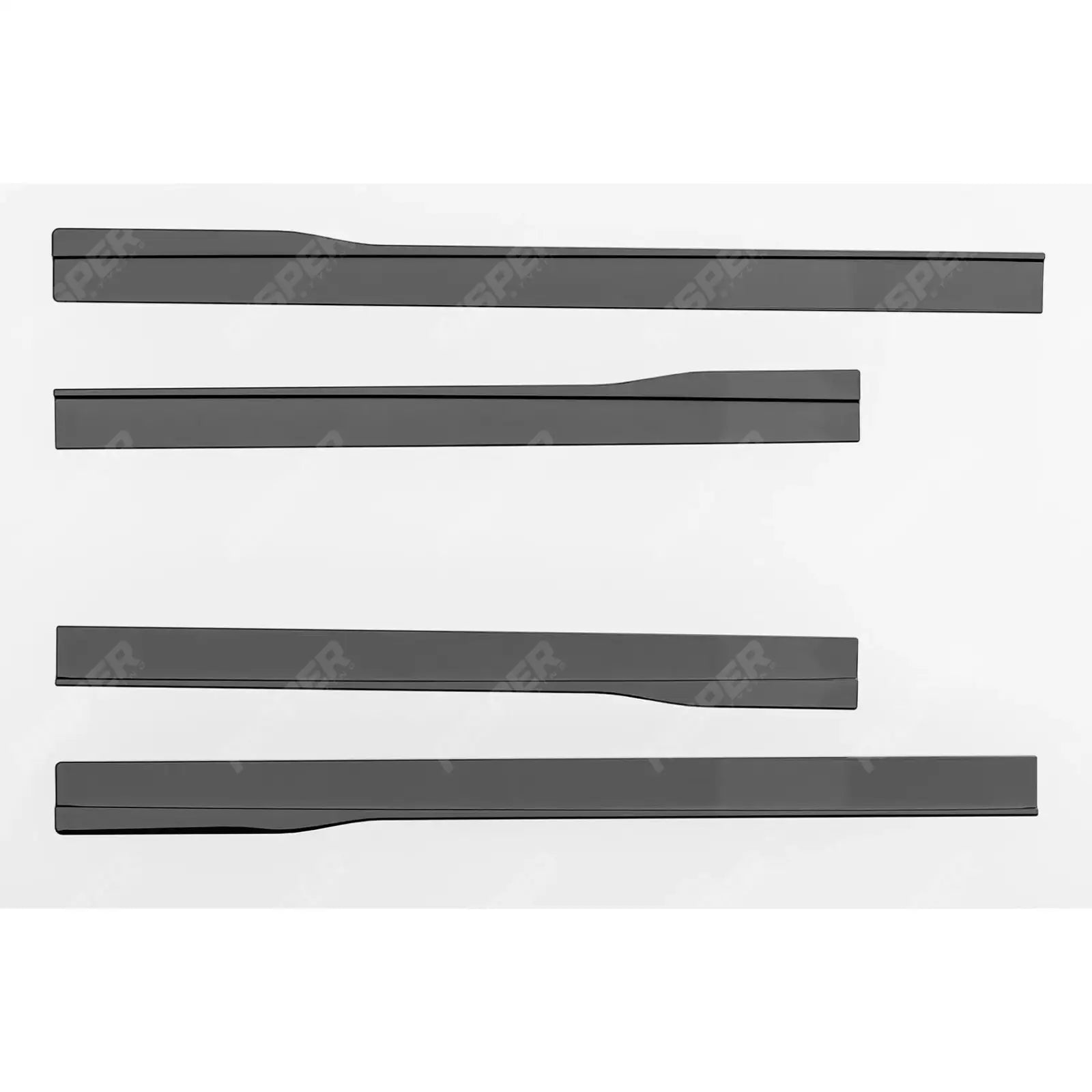 Volkswagen Transporter T7 2025+ SWB Side Skirt Splitters In Gloss Blac ...